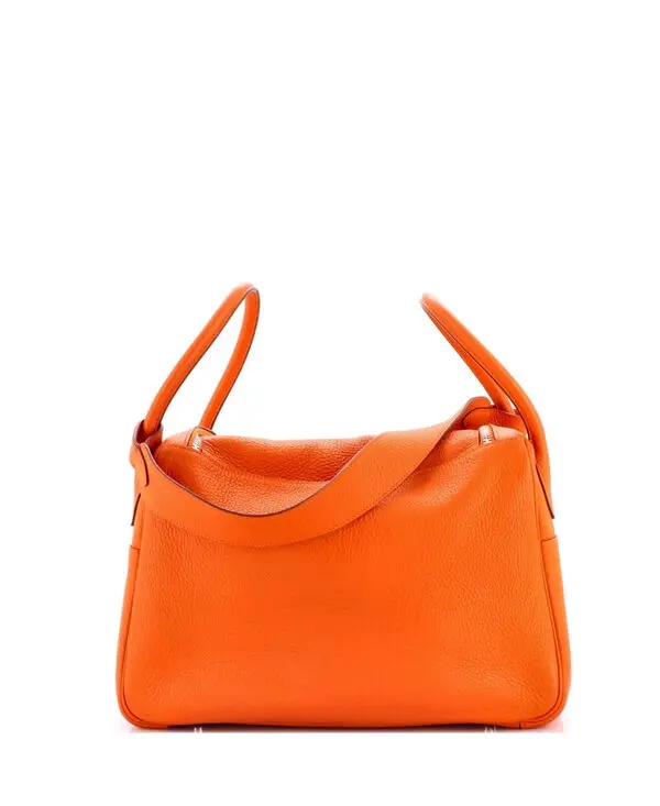 Hermès 34 Lindy Bag Clemence - Orange
