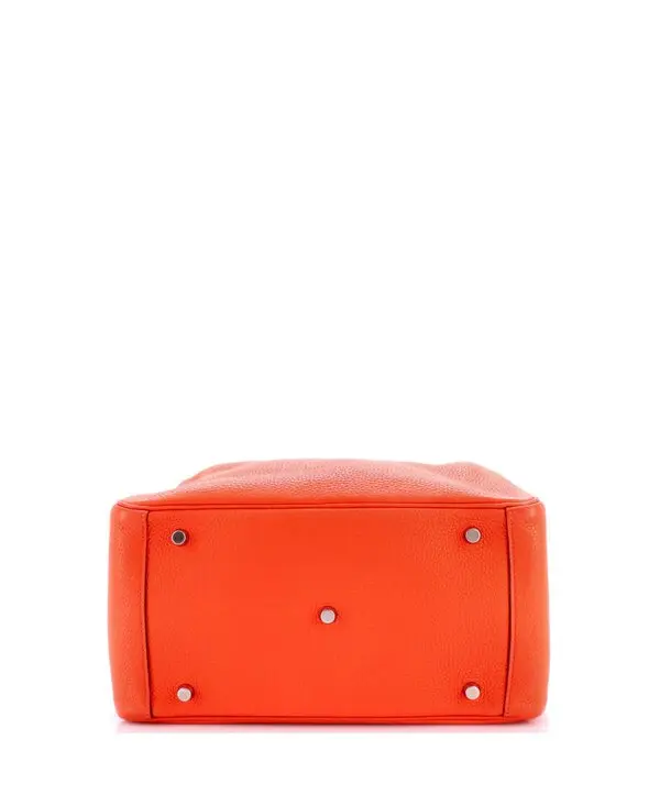 Hermès 30 Lindy Bag Clemence - Orange
