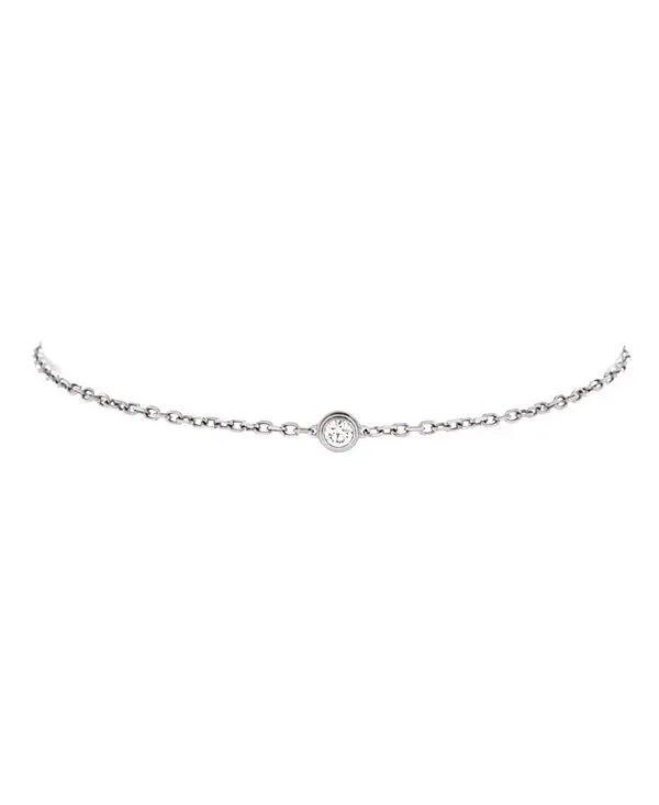CARTIER Small D'amour Bracelet 18k Gold And Diamond - White