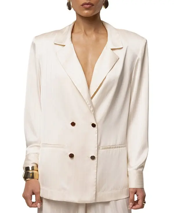 JLUXLABEL The Standard Blazer - Ivory