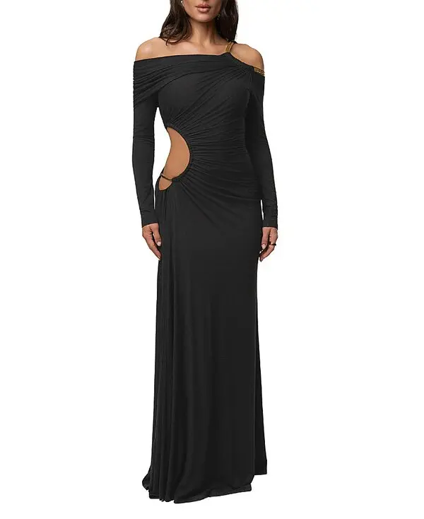 JLUXLABEL Gilded Grace Maxi Dress