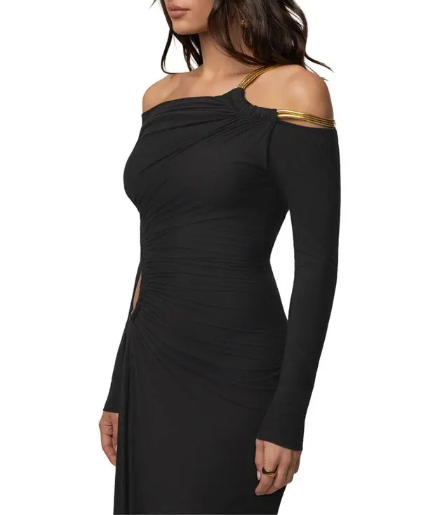 JLUXLABEL Gilded Grace Maxi Dress
