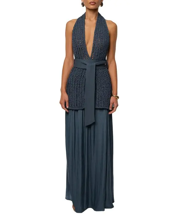 JLUXLABEL River Satin Maxi Skirt