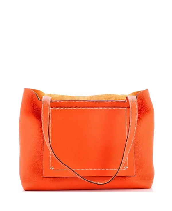 Hermès 31 Cabasellier Tote Clemence - Orange