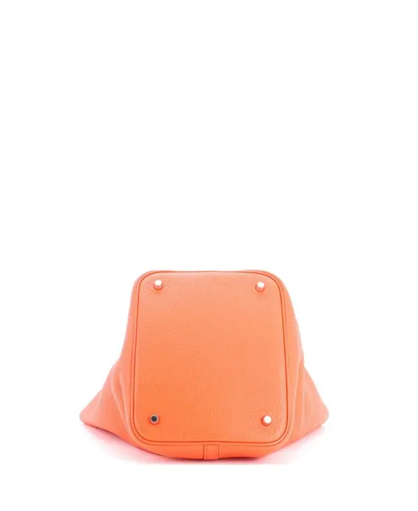 Hermès Mm Picotin Lock Bag Clemence - Orange