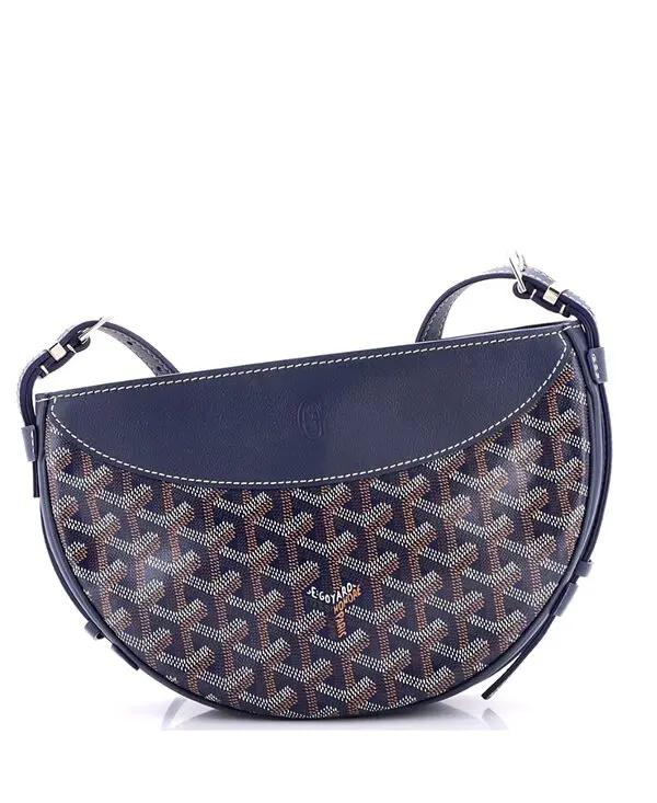 Goyard Hirondelle Shoulder Bag Coated Canvas And Leather
