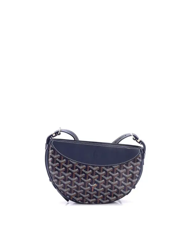 Goyard Hirondelle Shoulder Bag Coated Canvas And Leather