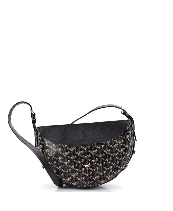 Goyard Hirondelle Shoulder Bag Coated Canvas And Leather