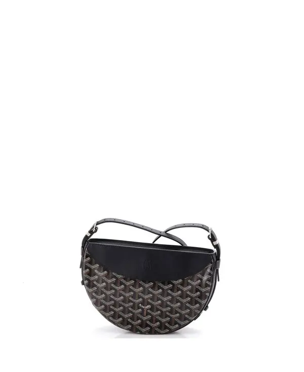 Goyard Hirondelle Shoulder Bag Coated Canvas And Leather