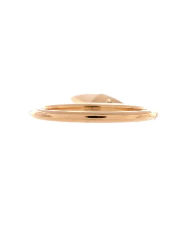Hermès Small Clou D'h Charm Ring 18k Rose Gold