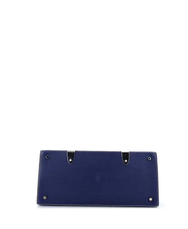 Goyard Mm Saigon Top Handle Bag Coated Canvas With Leather