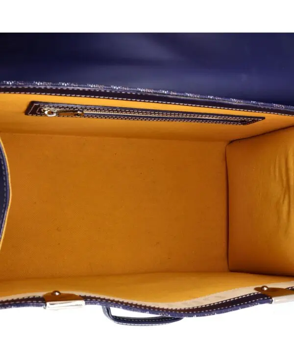 Goyard Mm Saigon Top Handle Bag Coated Canvas With Leather