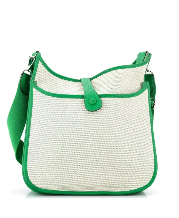 Hermès Gm Evelyne Bag Gen Iii Toile And Leather