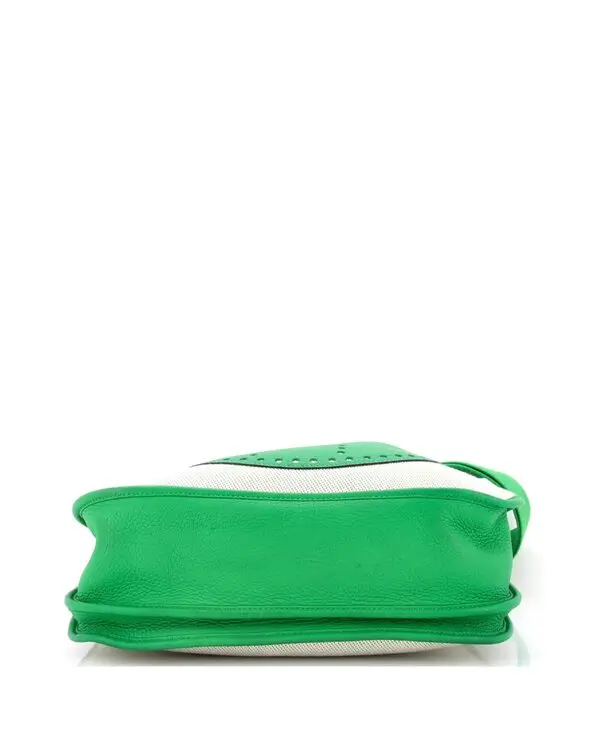 Hermès Gm Evelyne Bag Gen Iii Toile And Leather