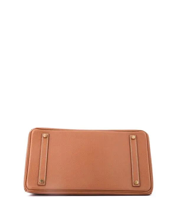 Hermès Birkin 35 Handbag Brown Courchevel With Hardware