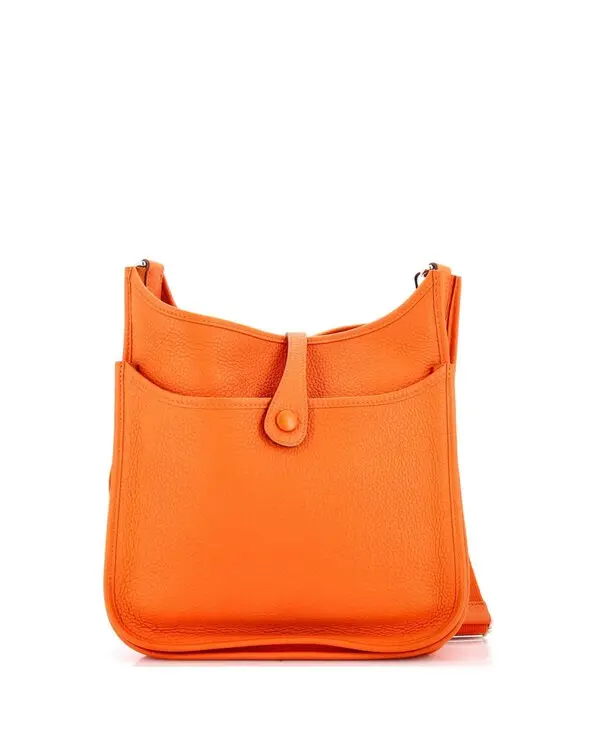 Hermès Pm Evelyne Bag Gen Iii Clemence - Orange