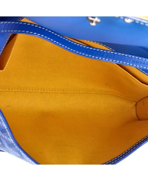 Goyard Pm Monte Carlo Clutch With Strap Coated Canvas