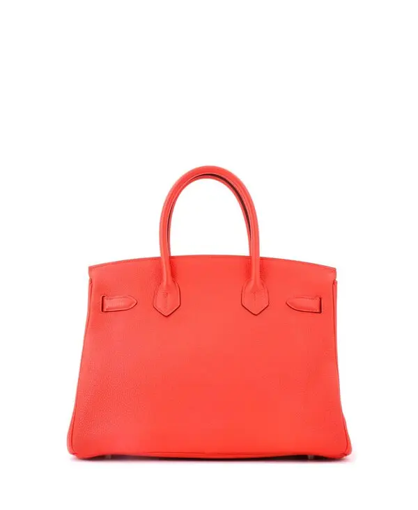 Hermès Birkin 30 Handbag Orange Togo With Gold Hardware - Capucine
