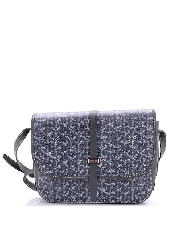 Goyard Mm Belvedere Ii Messenger Bag Coated Canvas