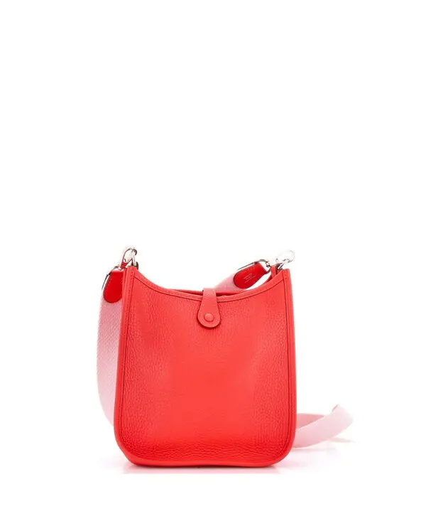 Hermès Tpm Evelyne Bag Gen Iii Clemence - Red