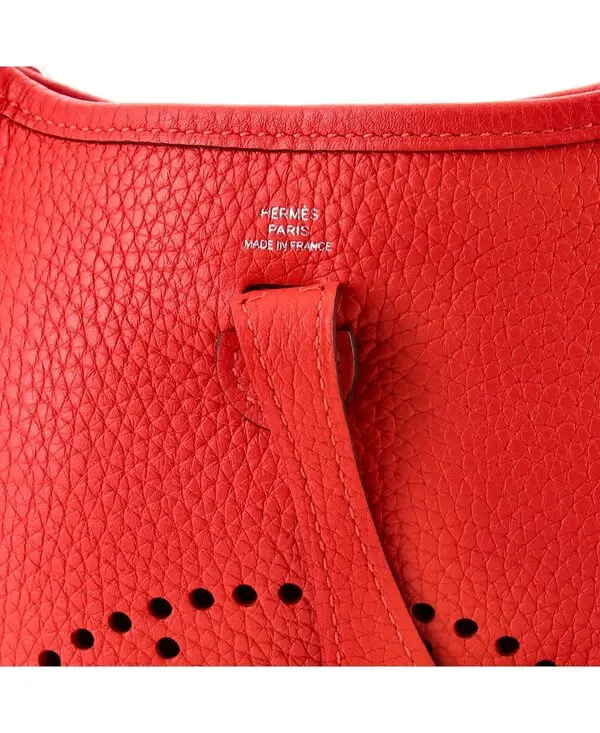 Hermès Tpm Evelyne Bag Gen Iii Clemence - Red