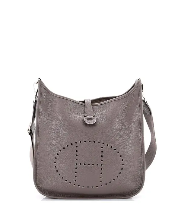 Hermès Pm Evelyne Bag Gen Iii Clemence - Gray