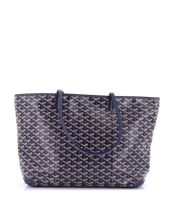 Goyard Mm Artois Tote Coated Canvas - Blue