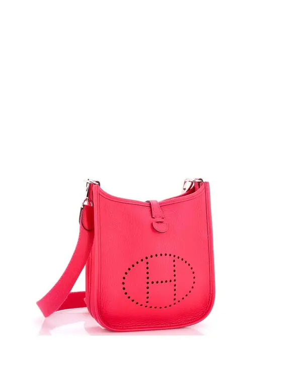 Hermès Tpm Evelyne Bag Gen Iii Clemence - Pink