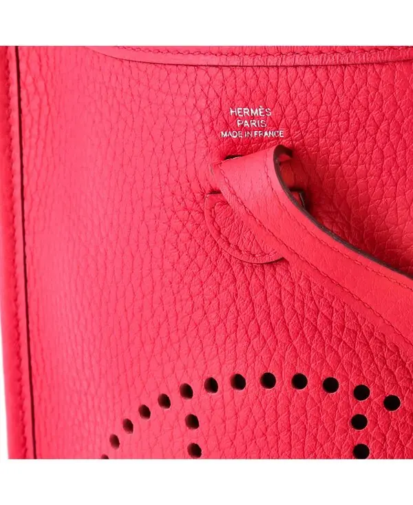 Hermès Tpm Evelyne Bag Gen Iii Clemence - Pink
