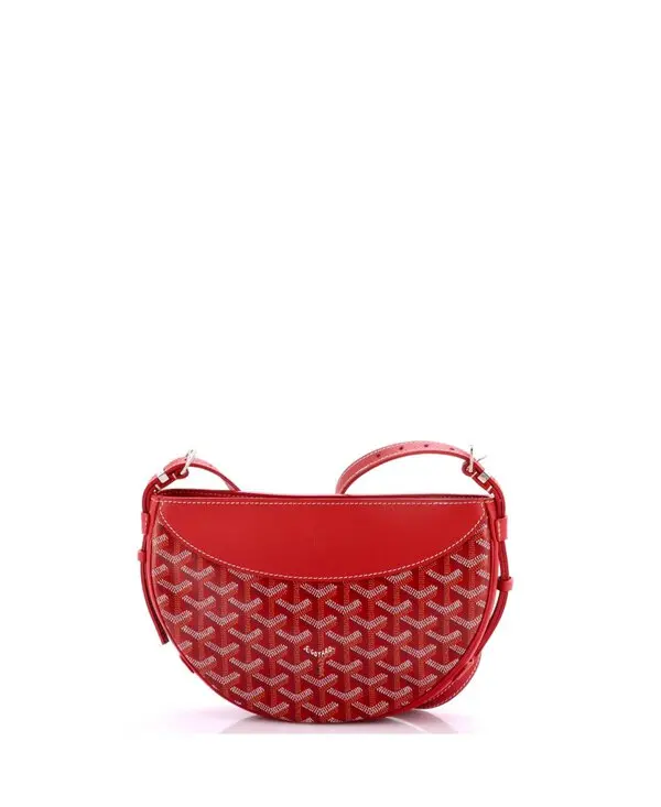 Goyard Hirondelle Shoulder Bag Coated Canvas And Leather
