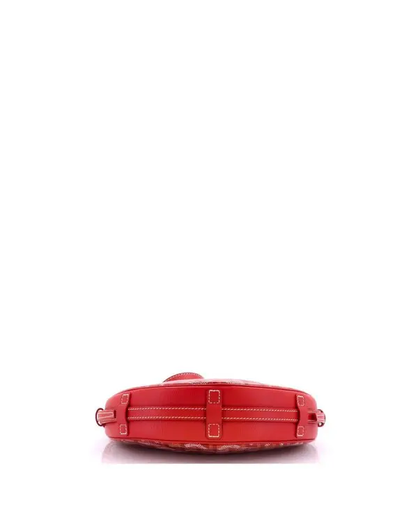 Goyard Hirondelle Shoulder Bag Coated Canvas And Leather