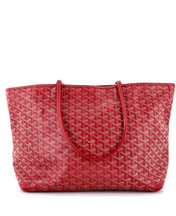 Goyard Mm Artois Tote Coated Canvas - Red