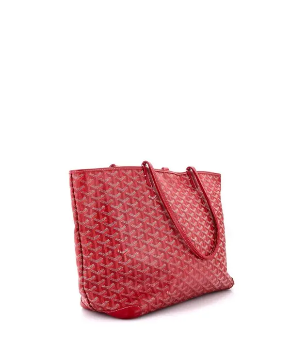 Goyard Mm Artois Tote Coated Canvas - Red