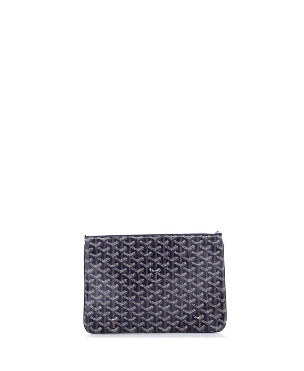 Goyard Mm Senat Zip Pouch Coated Canvas