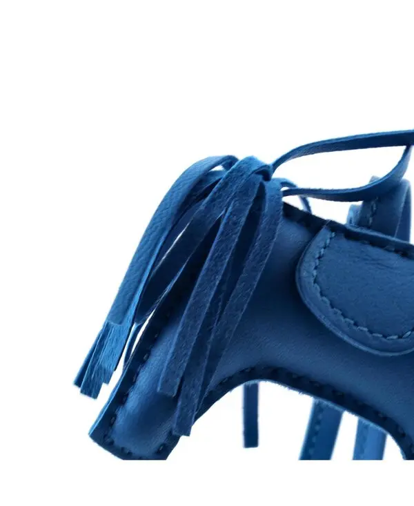 Hermès Pm Mono-tone Grigri Rodeo Bag Charm Leather