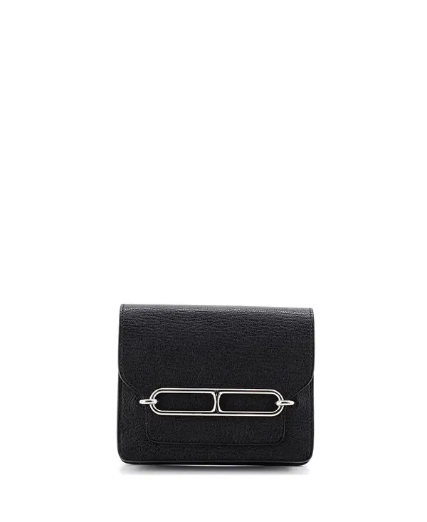 Hermès Roulis Slim Wallet Chevre Mysore - Black