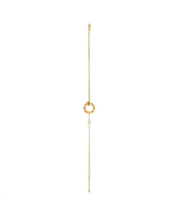 CARTIER 2 Diamonds Love Bracelet 18k With Diamonds