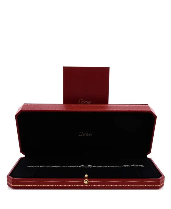 CARTIER 2 Diamonds Love Bracelet 18k Gold With Diamonds