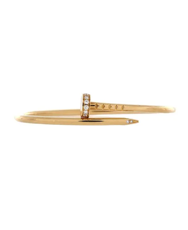 CARTIER Small Juste Un Clou Bracelet 18k With Diamonds