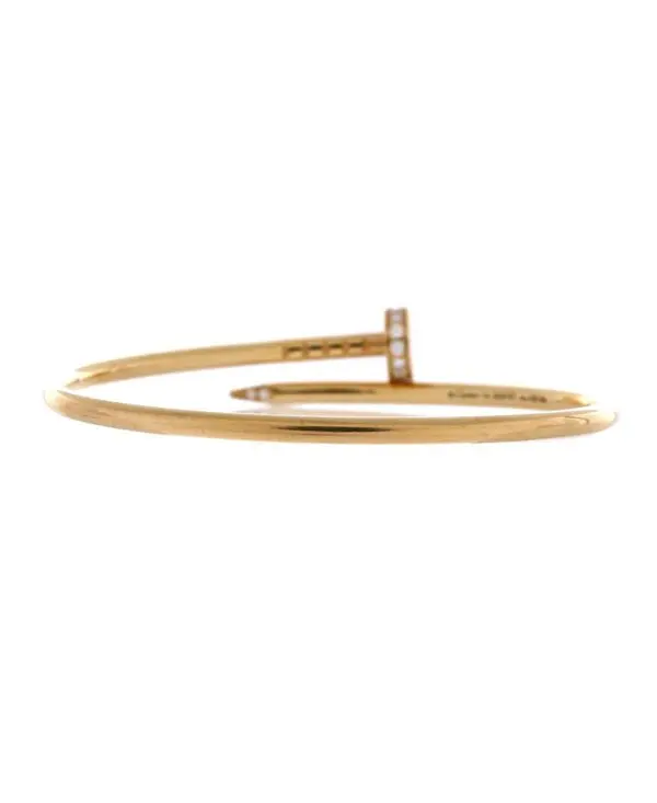 CARTIER Small Juste Un Clou Bracelet 18k With Diamonds