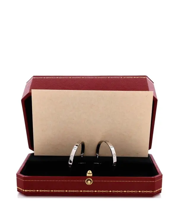CARTIER Large Love Hoop Earrings 18k Gold