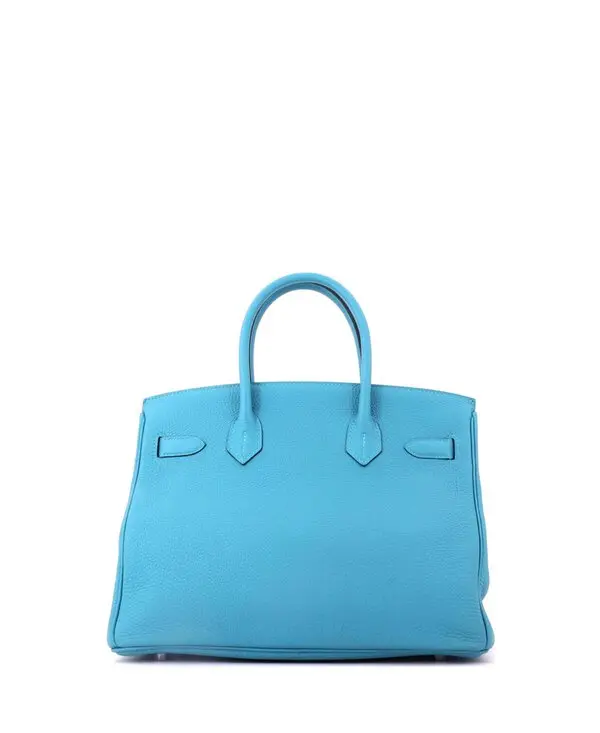 Hermès Birkin 30 Togo Leather Palladium Hardware Top Handle Bag