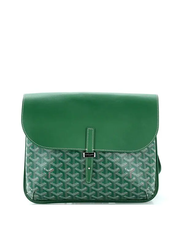 Goyard Coursier Messenger Bag Coated Canvas And Leather