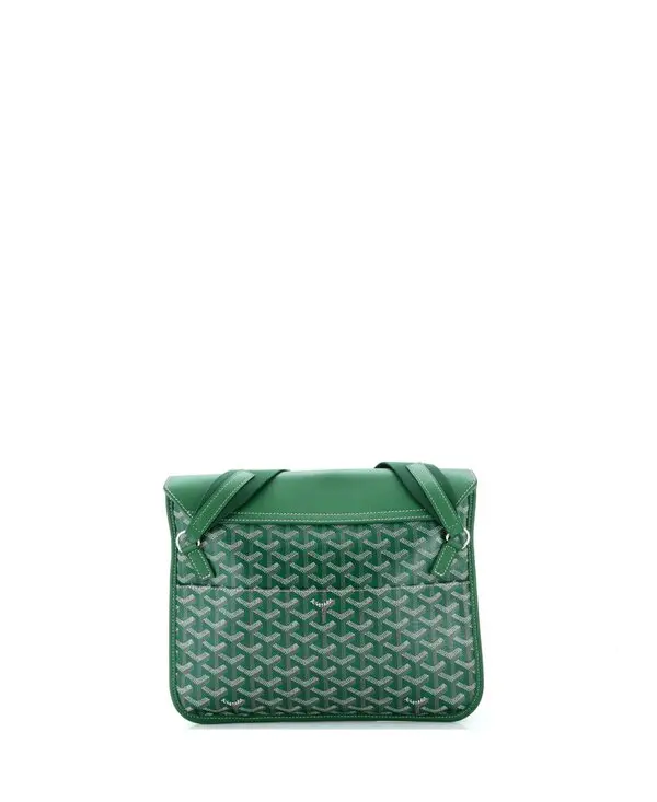Goyard Coursier Messenger Bag Coated Canvas And Leather