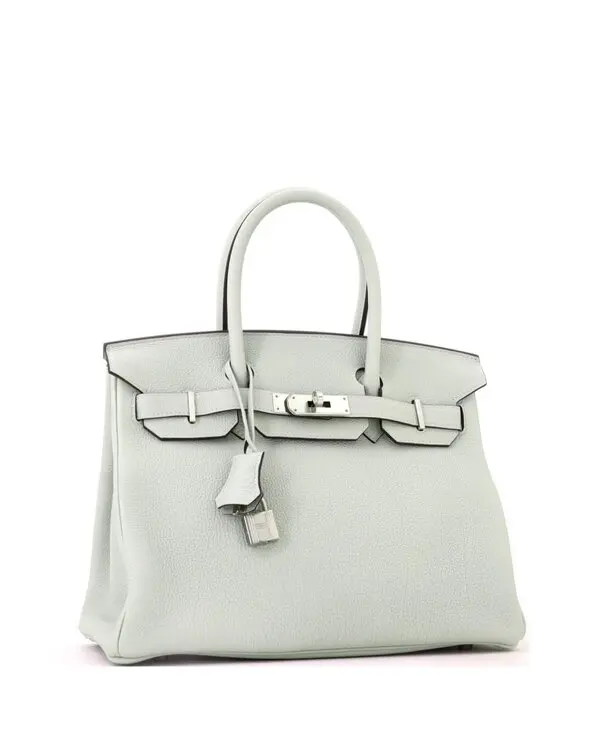 Hermès Birkin 30 Togo Leather Satchel - Gris Neve