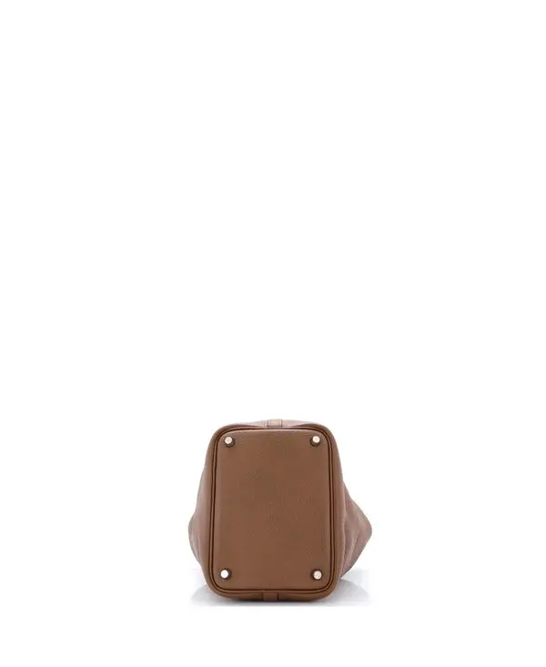 Hermès Picotin Lock Eclat Clemence & Swift Leather Top Handle Bag - Brown