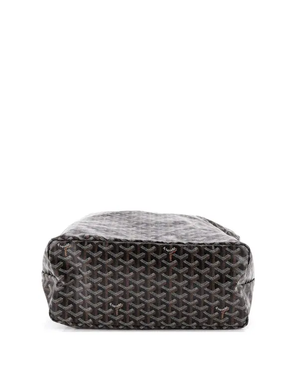 Goyard Pm Saint Louis Tote Coated Canvas - Black