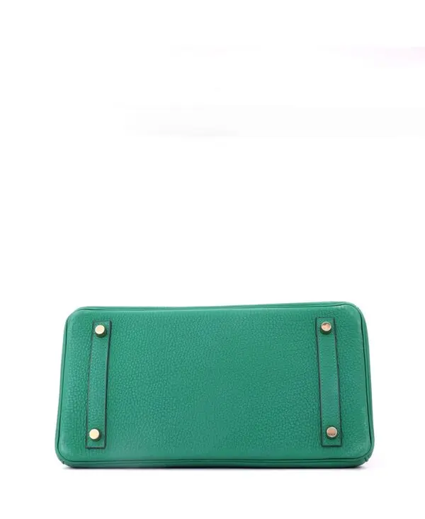 Hermès Birkin 30 Togo Leather Tote - Vert Vertigo