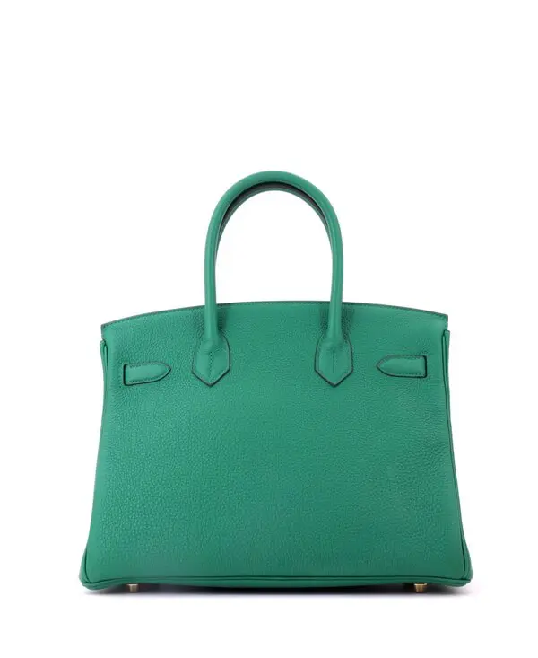 Hermès Birkin 30 Togo Leather Tote - Vert Vertigo