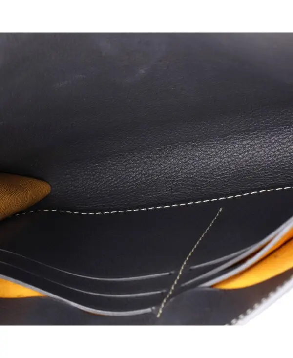 Goyard Chypre Wallet On Strap Coated Canvas With Leather